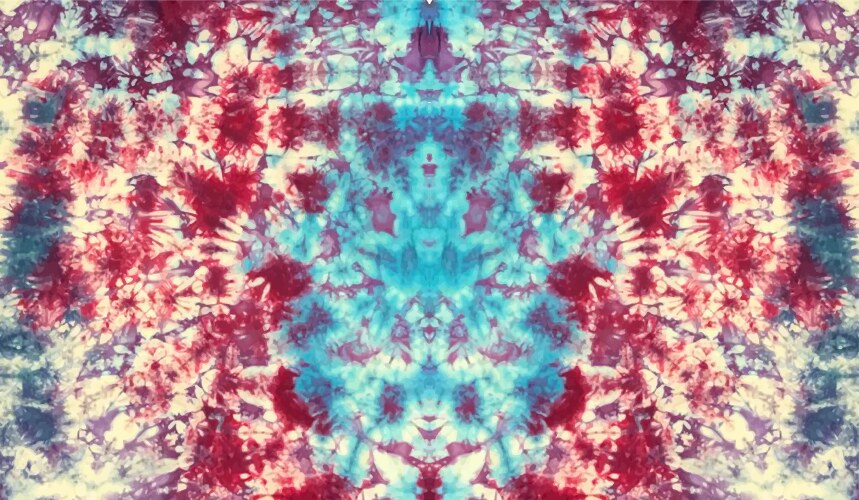 Watercolor tye dye pattern Royalty Free Vector Image