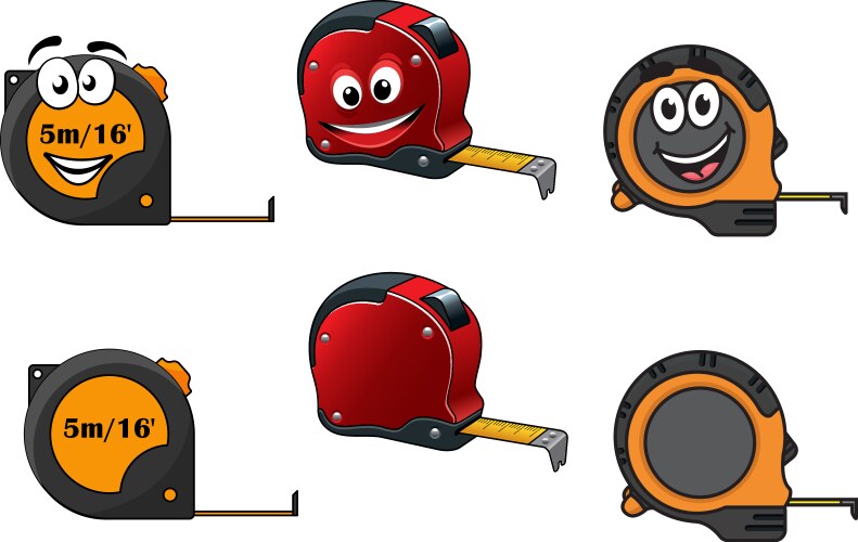 Tape measure isolated Royalty Free Vector Image