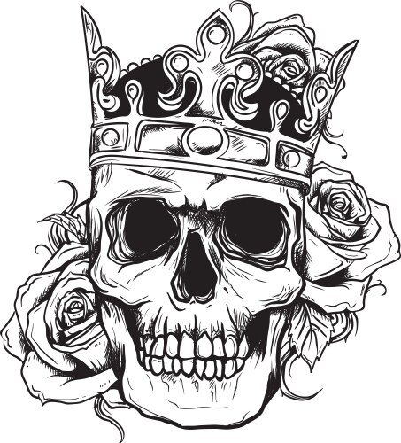 Black death with scythe Royalty Free Vector Image