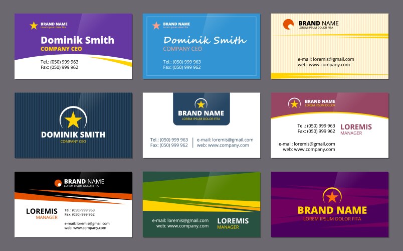 Visiting Card for Mobile Vector Images (over 5,000)