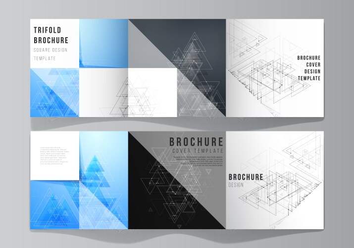 Minimal layouts modern Royalty Free Vector Image