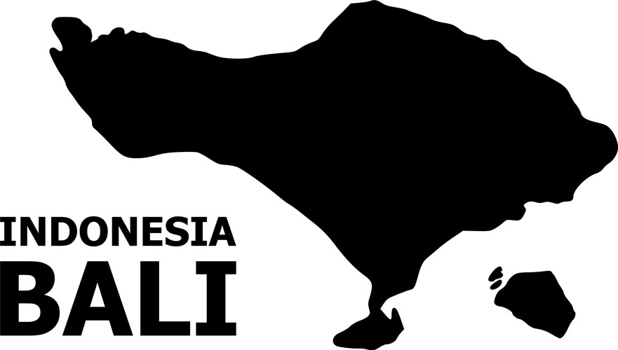 Bali map indonesia Vector Images & Graphics for Commercial Use ...