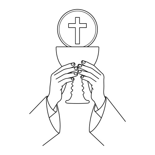 Holy mass Vector Images & Graphics for Commercial Use | VectorStock