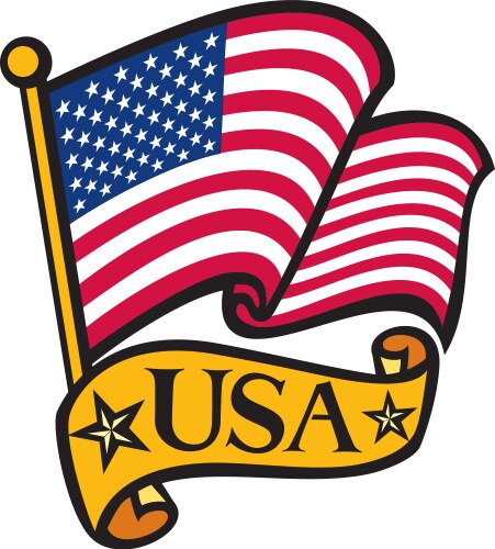 Usa thumbs up Royalty Free Vector Image - VectorStock