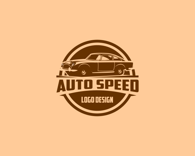 1964 aston martin vintage car logo silhouette Vector Image