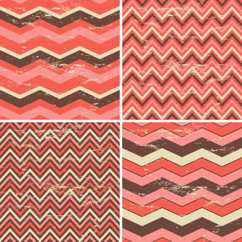 Vintage fashion set Royalty Free Vector Image - VectorStock