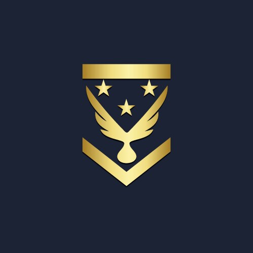 Eye watch gold logo Royalty Free Vector Image - VectorStock