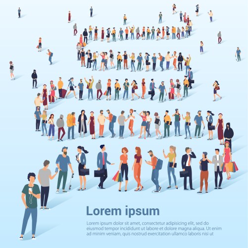 Man Standing in Line Vector Images (over 14,000)