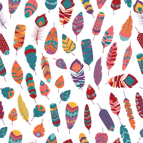 Aztec seamless pattern Royalty Free Vector Image