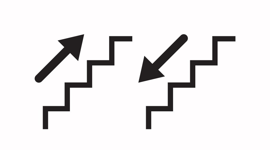 Upstairs Sign Vector Images (over 1,200)