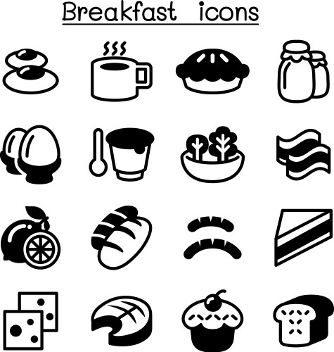 Vegetable icon set Royalty Free Vector Image - VectorStock