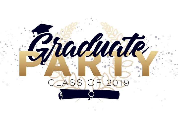 Graduation party Royalty Free Vector Image - VectorStock