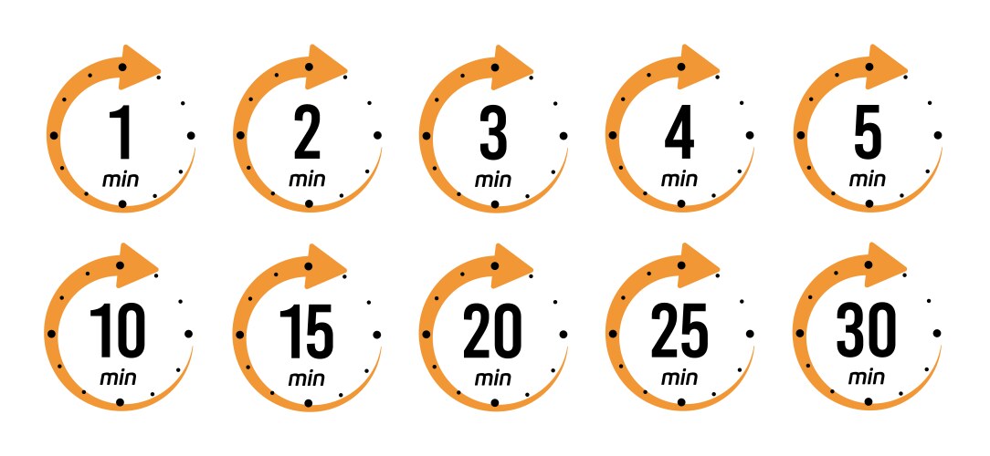 20 Minute Timer Vector Images (over 1,000)