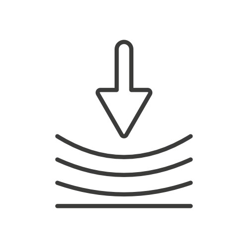 Compress icon set pressure suspension bounce Vector Image