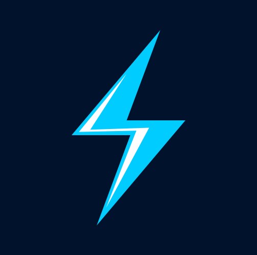 Blue Lightning Bolt Cartoon Vector Images (over 430)