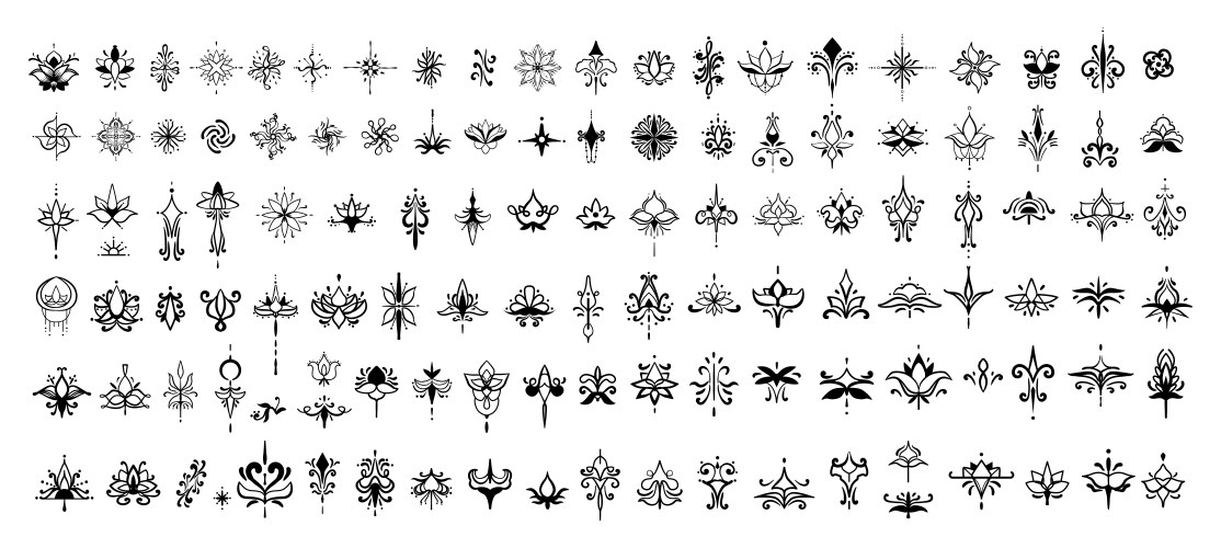 Tattoo Pattern Vector Images (over 110,000)