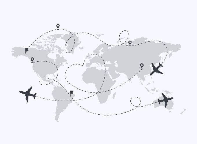 Flight Path Vector Images (over 5,300)
