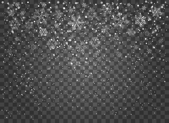 Falling Snowflakes Transparent Vector Images (over 5,100)