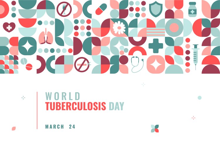 World tuberculosis day poster Royalty Free Vector Image
