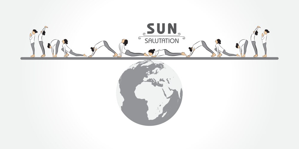 Sun Salutation Vector Images (over 660)