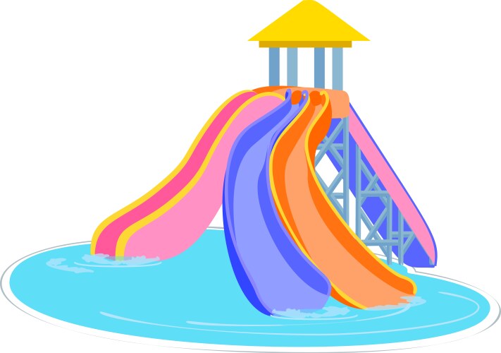 Aqua Park Slides Clipart Vector Images (over 230)