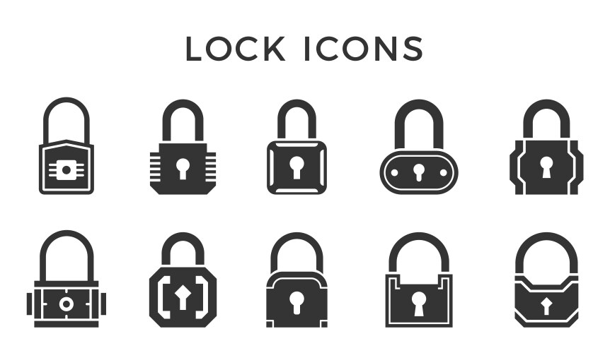 Keylock icon Royalty Free Vector Image - VectorStock