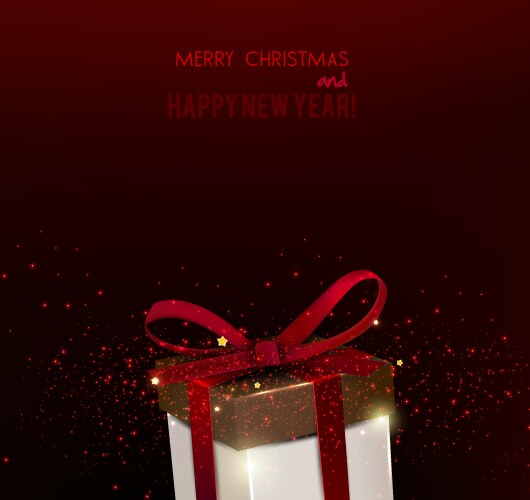 Merry christmas greeting wit Royalty Free Vector Image