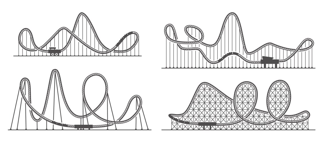 Rollercoaster Vector Images (over 4,700)