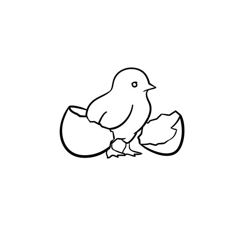 Chick Outline Vector Images (over 5,500)