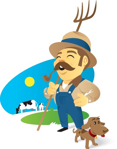 Farmer Cartoon Vector Images (over 40,000)