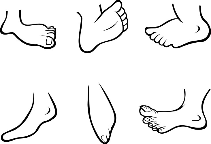 Cartoon Feet Vector Images (over 7,500)