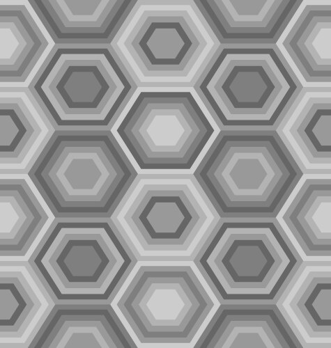 Multicilored hexagon geometric pattern Royalty Free Vector