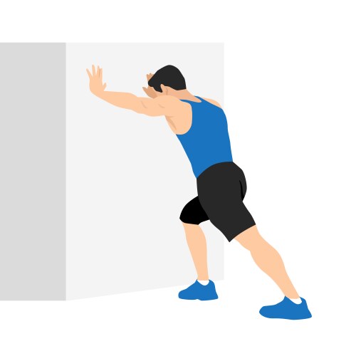 Advanced single leg bridge exercise Royalty Free Vector