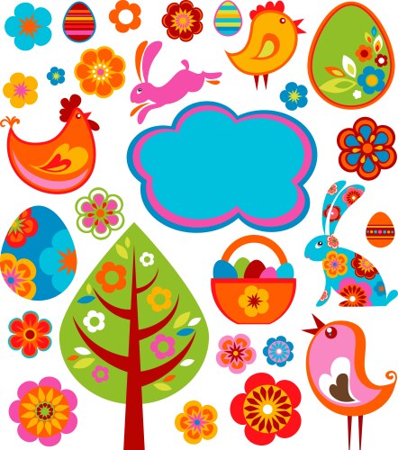 Easter Tree Vector Images (over 11,000)
