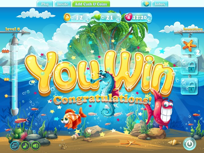 You Win Game Background Vector Images (over 250)