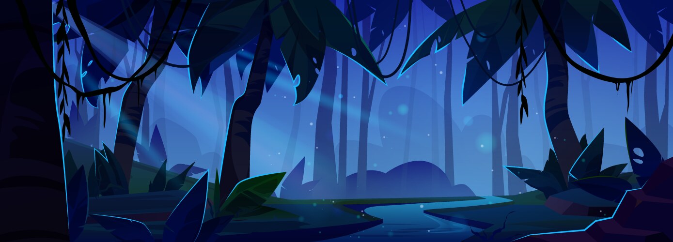 Night Forest Vector Images (over 38,000)
