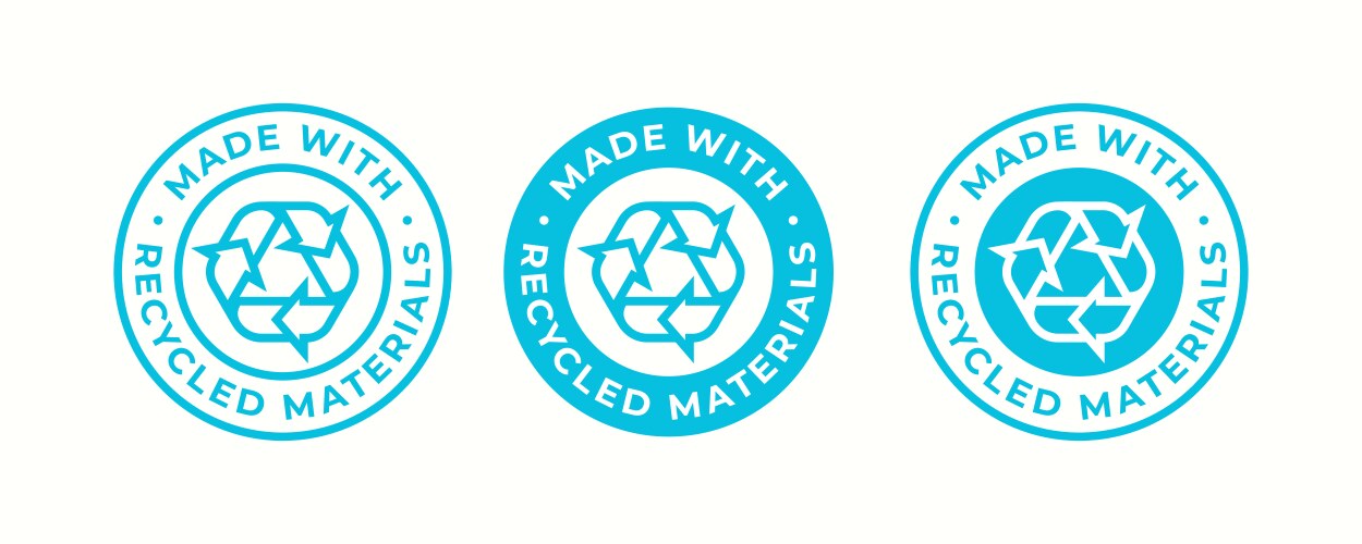 Recycling code arrow icons Royalty Free Vector Image