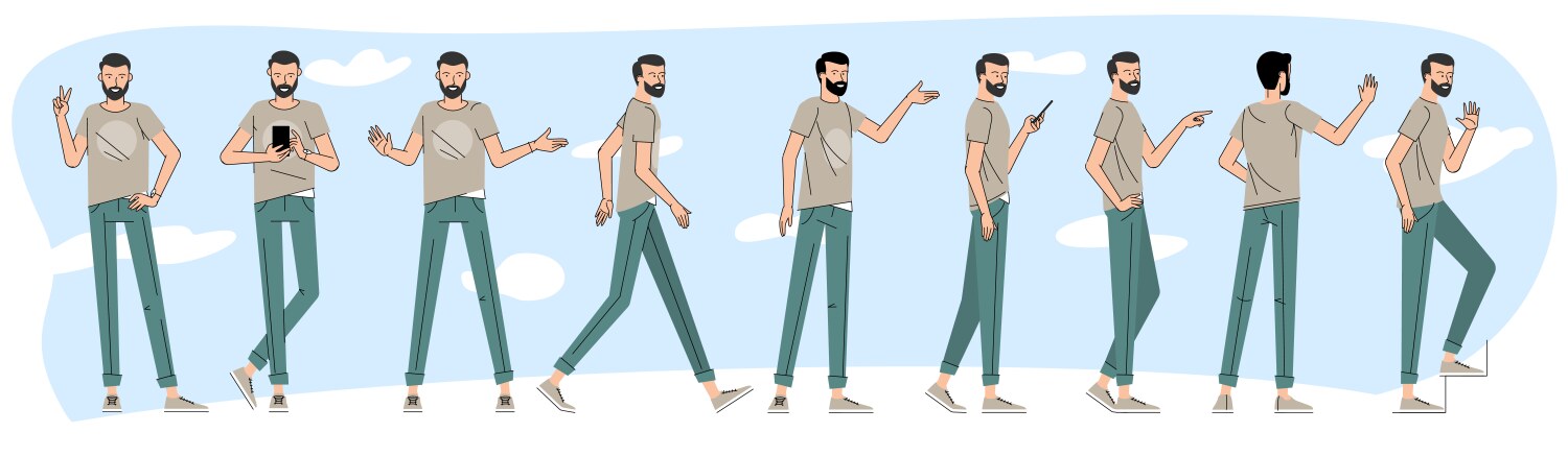 Character T Pose Vector Images (over 1,800)