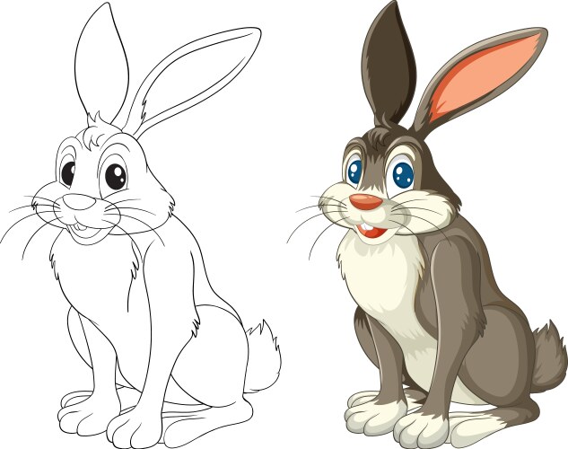 Cartoon Rabbit Eye Vector Images (over 3,600)