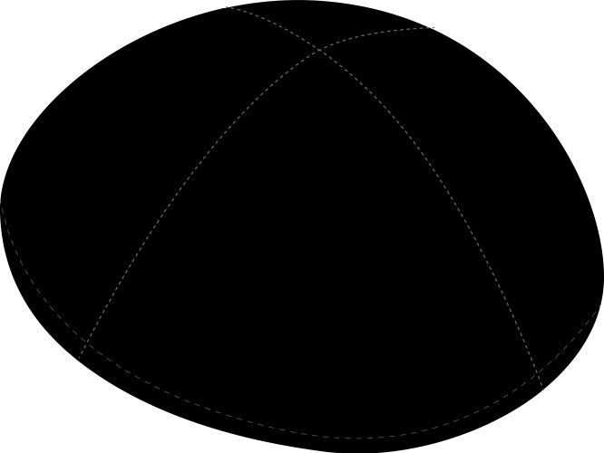 Jewish kippah icon Royalty Free Vector Image - VectorStock