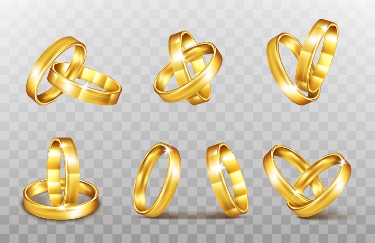 Gold ring Royalty Free Vector Image - VectorStock