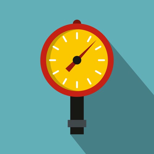 Manometer cartoon icon industrial pressure Vector Image