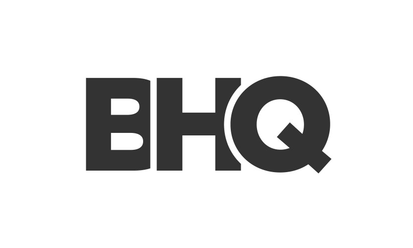 Dhp logo design template with strong and modern Vector Image