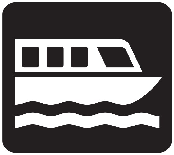Boat Launch Symbol Royalty Free Vector Image - VectorStock