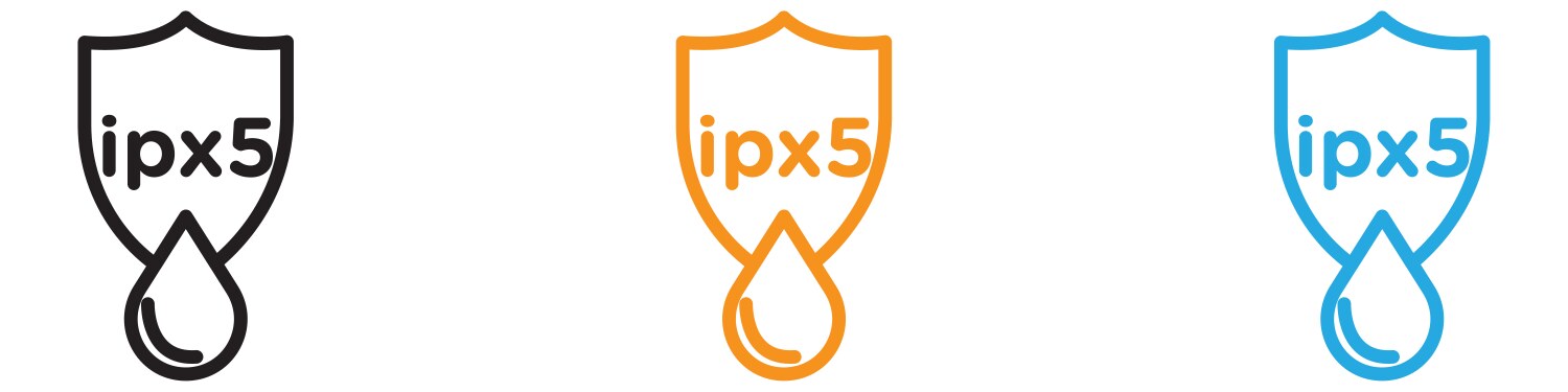 Ip67 waterproof logo set collection for web app ui