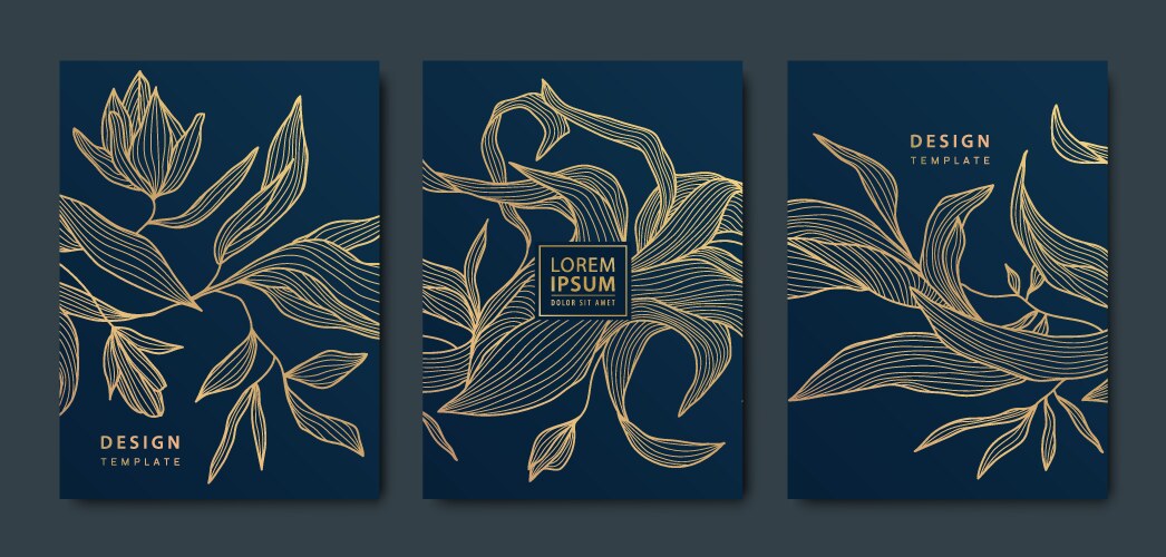 Creative minimalist modern line art print Vector Image