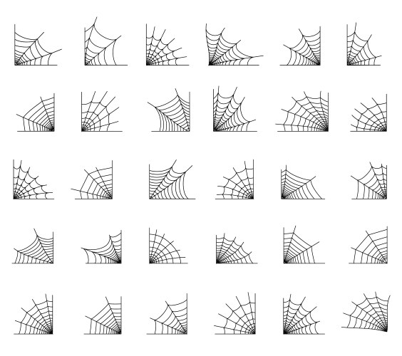 Corner Spider Web Vector Images (over 2,000)