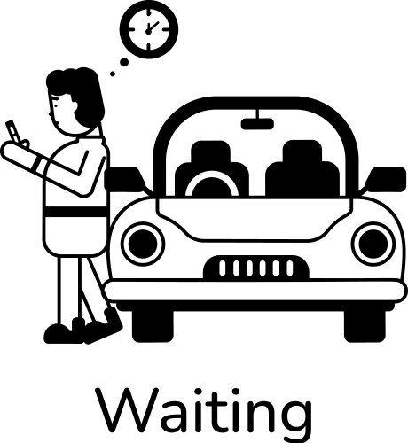 Waiting Royalty Free Vector Image - VectorStock