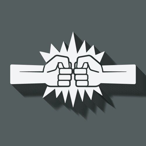 Fist independence symbol Royalty Free Vector Image