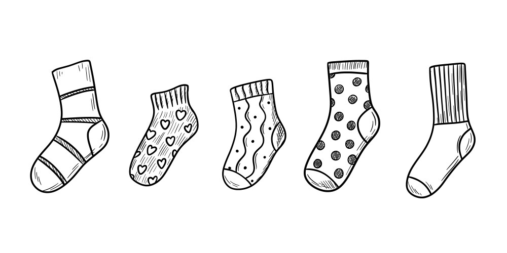 Outline Sock Vector Images (over 12,000)